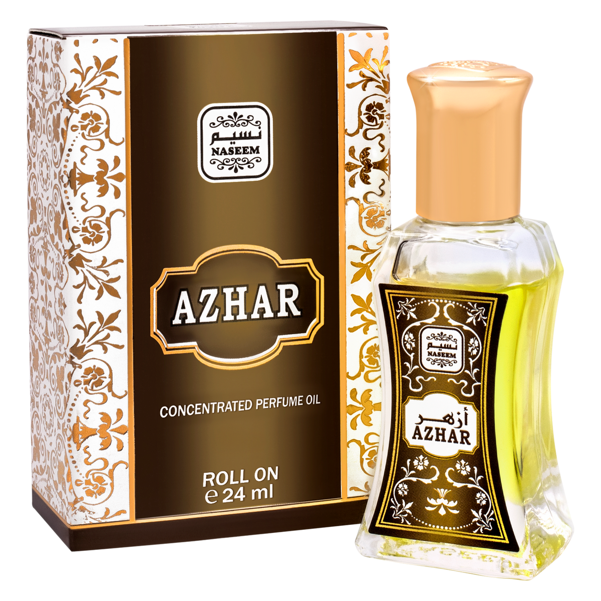 Naseem Azhar Roll On | Vanilla Amber Musk Perfume Oil | Men's Fragrances